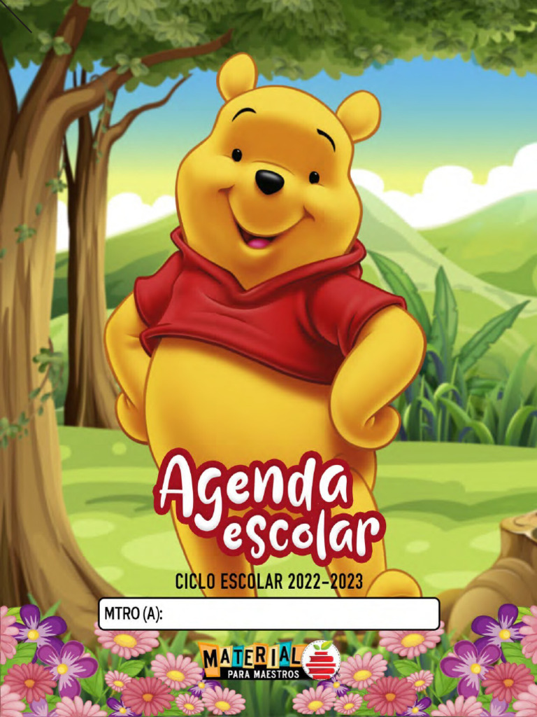 Agenda de Winnie The Pooh 22-23 | PDF