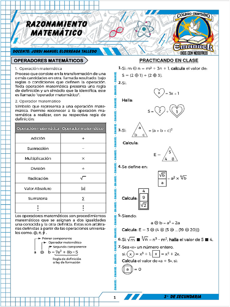 Raz Matemático 3ero Sec - Tema 14 | PDF | Ajedrez