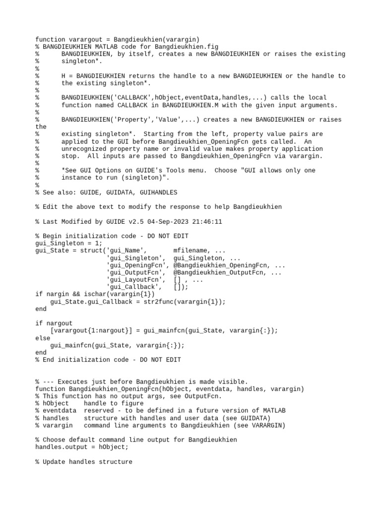 Nhat | PDF | Object (Computer Science) | Matlab Nhat | PDF | Object (Computer Science) | Matlab