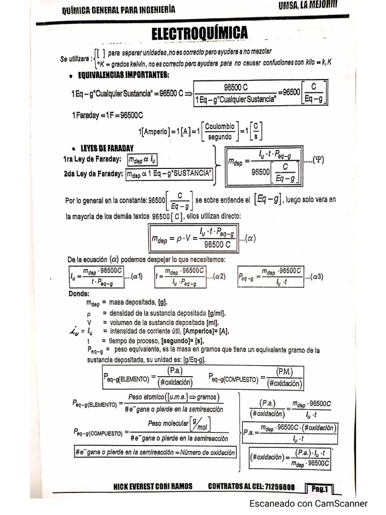 Solucionario QMC 100 Tercer Parcial | PDF