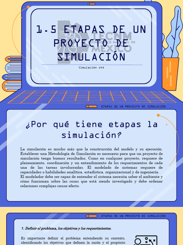 1.5 Etapas de Un Proyecto de Simulación | PDF | Simulación | Modelo conceptual