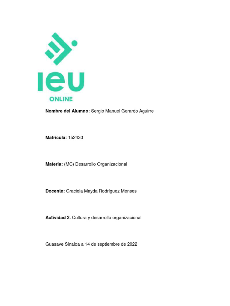 Gerardo Sergio Act2 | PDF | Institución | Regulación