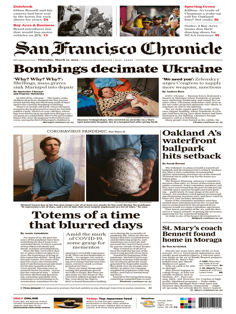 SF Chronicle - 1703 | PDF | North Korea | World Politics