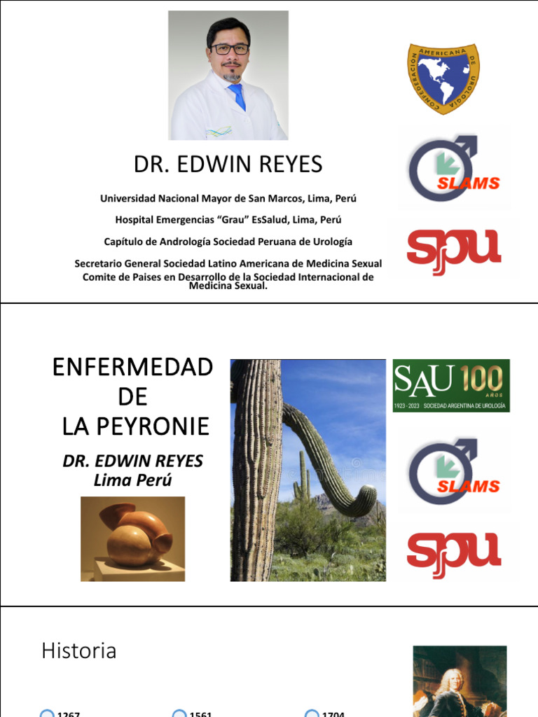 SAU Enfermedad de La Peyronie Edwin Reyes 2023 | PDF | Cirugía | Mamíferos machos