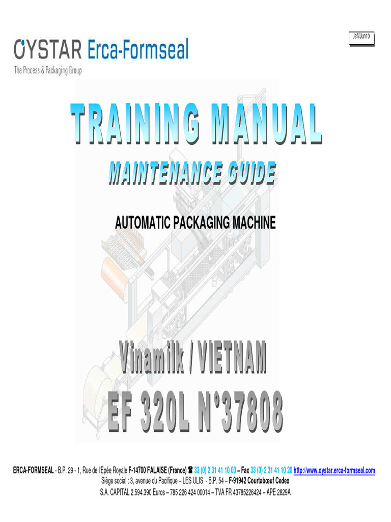 ERCA-Formseal Automatic Packaging Machines | PDF | Programmable Logic ...