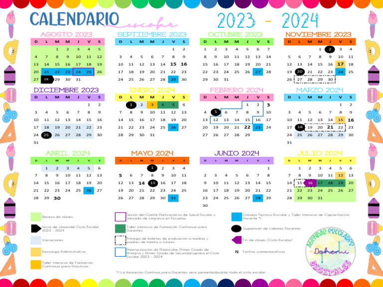 Calendario 23-24 | PDF
