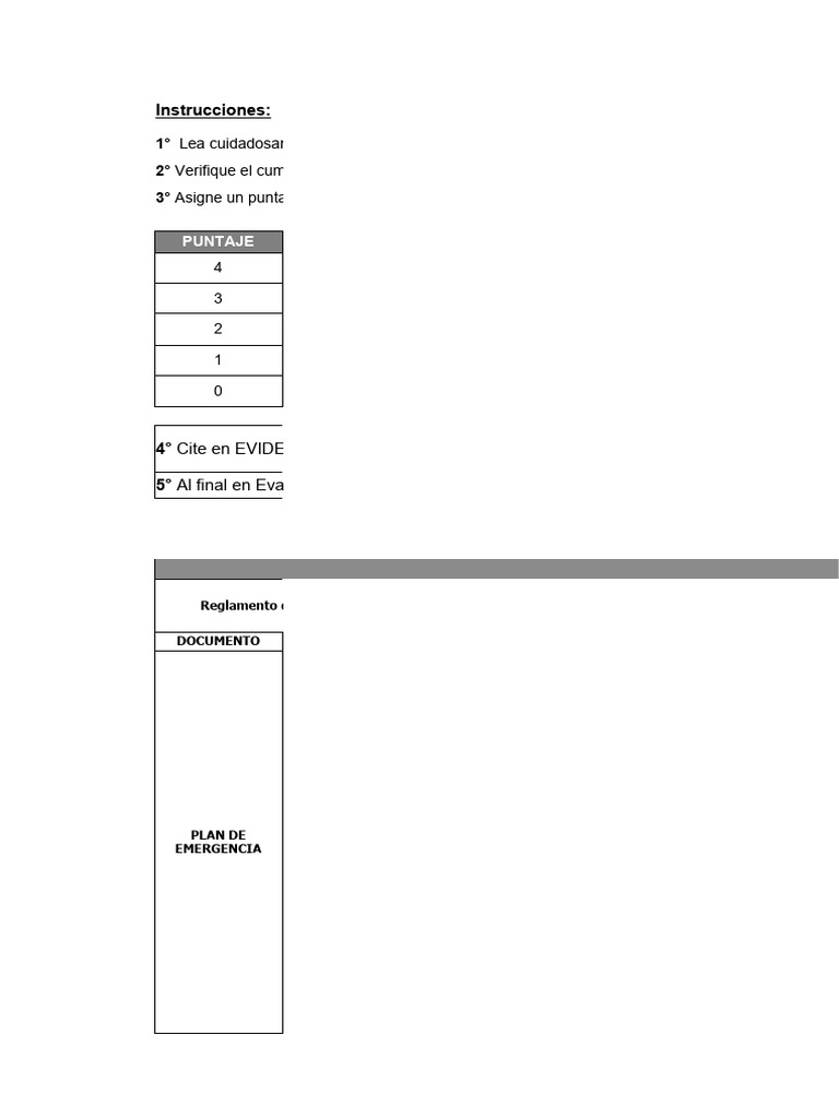 Lista de Verificación para Foro N°3 Plan de Emergencia | PDF