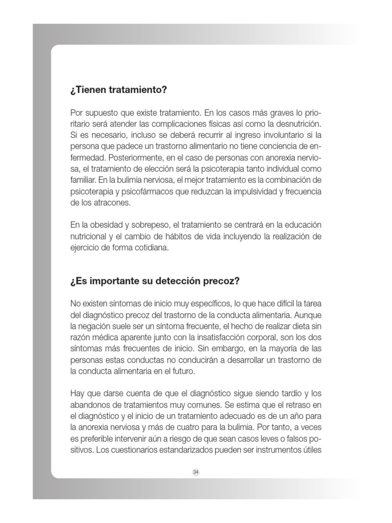 ¿Se Pueden Tratar Los TCA? | PDF