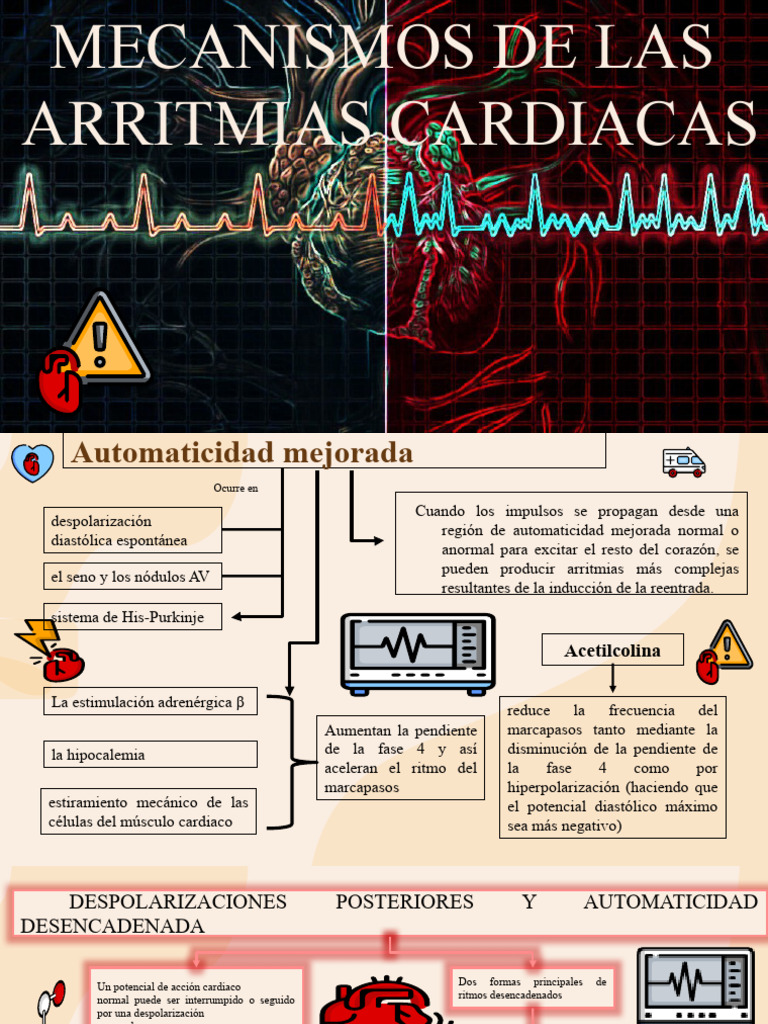 Mecanismos de Las Arritmias Cardiacas.. | PDF | Enfermedades y ...