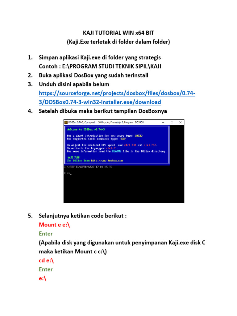 Kaji Tutorial Win x64 Bit | PDF | Komputer