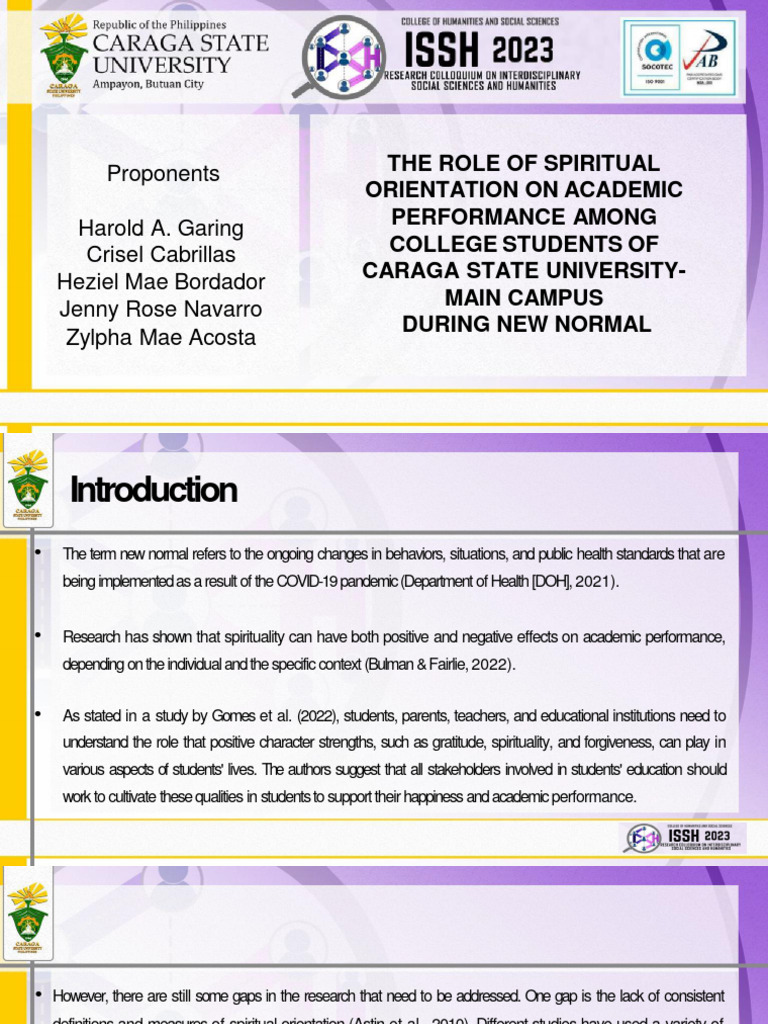 Revise-Spiritual Orientation. Issh 2023 PPT Template | PDF ...