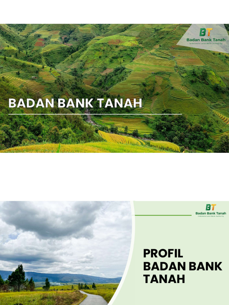 Materi Badan Bank Tanah Untuk BKPM | PDF