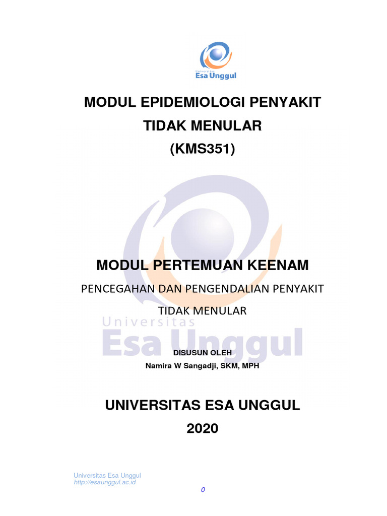 Pertemuan 6 Pencegahan Dan Pengendalian Ptm Pdf