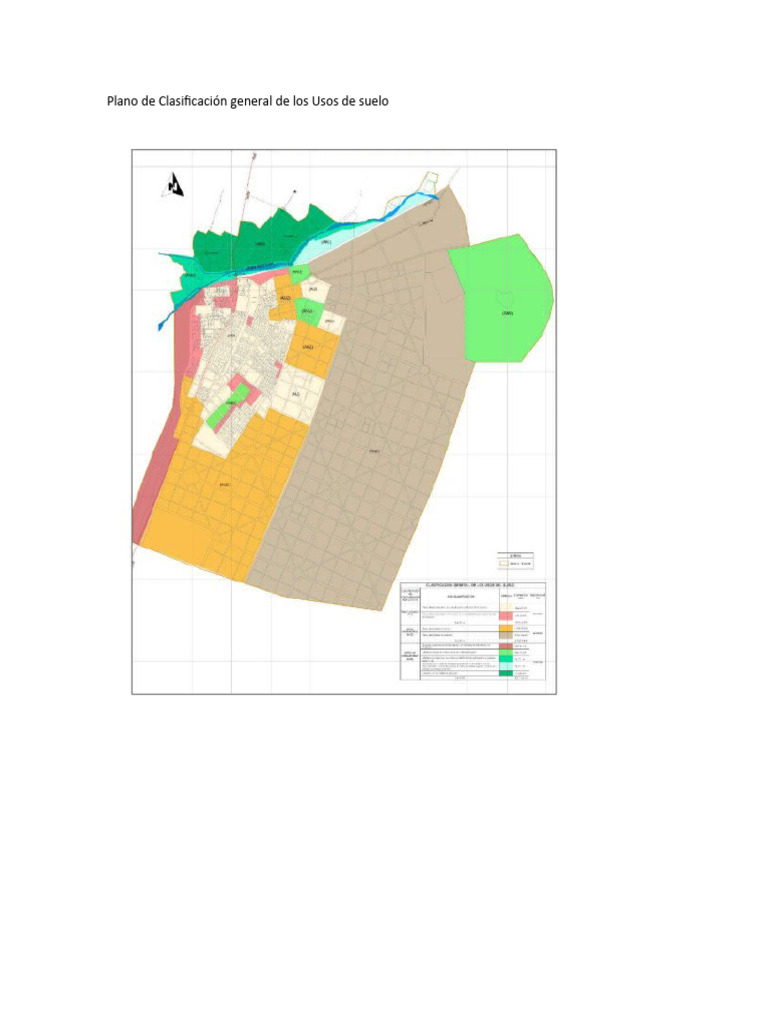 Plano de Clasificación General de Los Usos de Suelo | PDF
