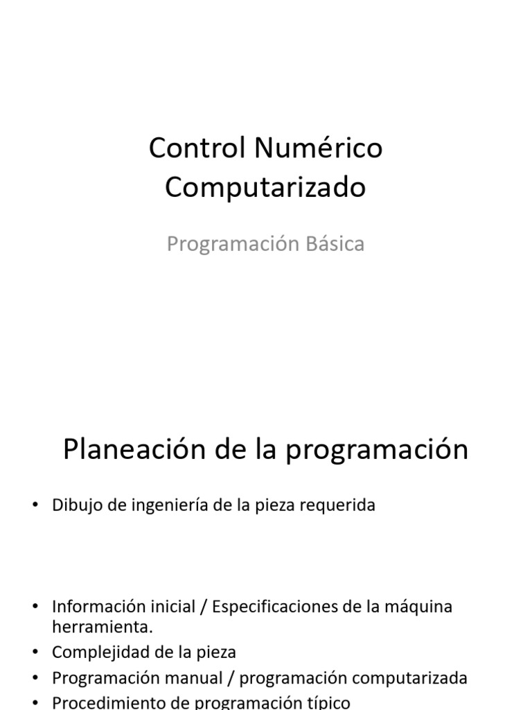 004 Programacion Basica | PDF | Control numerico | Programación de computadoras