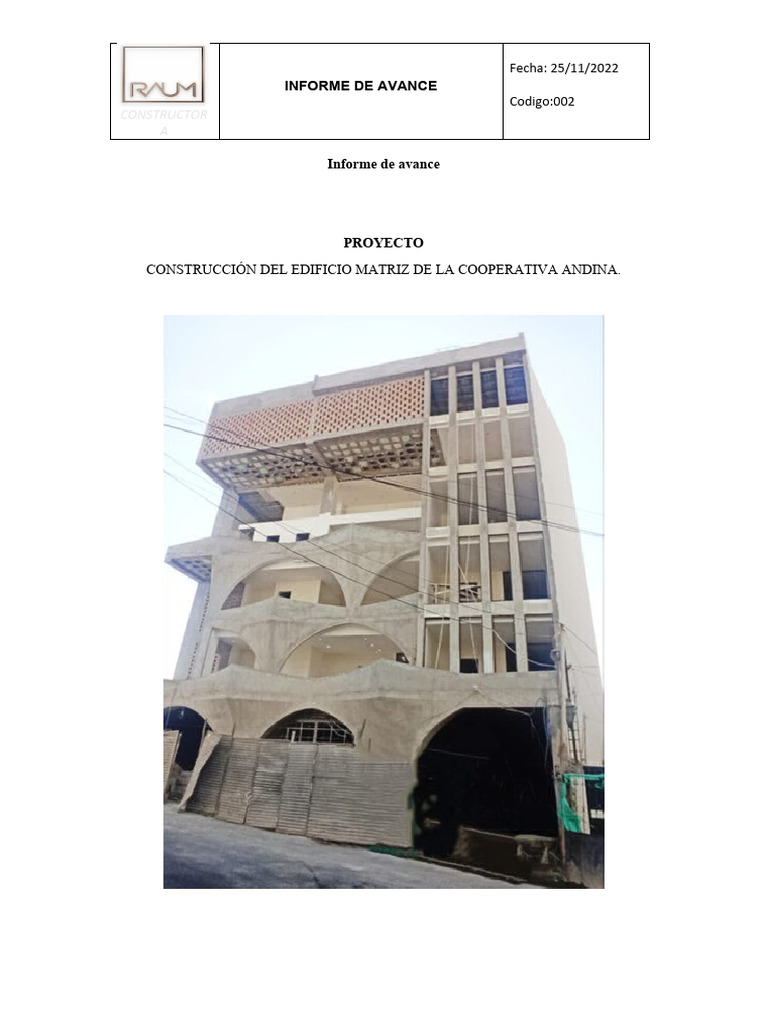 Informe de Avance | PDF