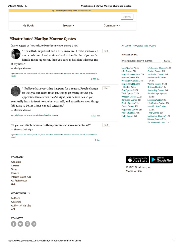 Life Attribute Quotes | PDF