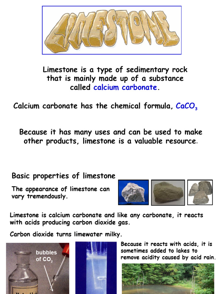 Limestone | PDF | Cement | Oxide