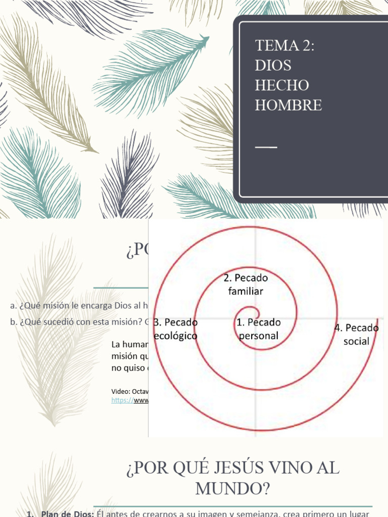 3.2 Dios Hecho Hombre | PDF | Jesús | Salvación