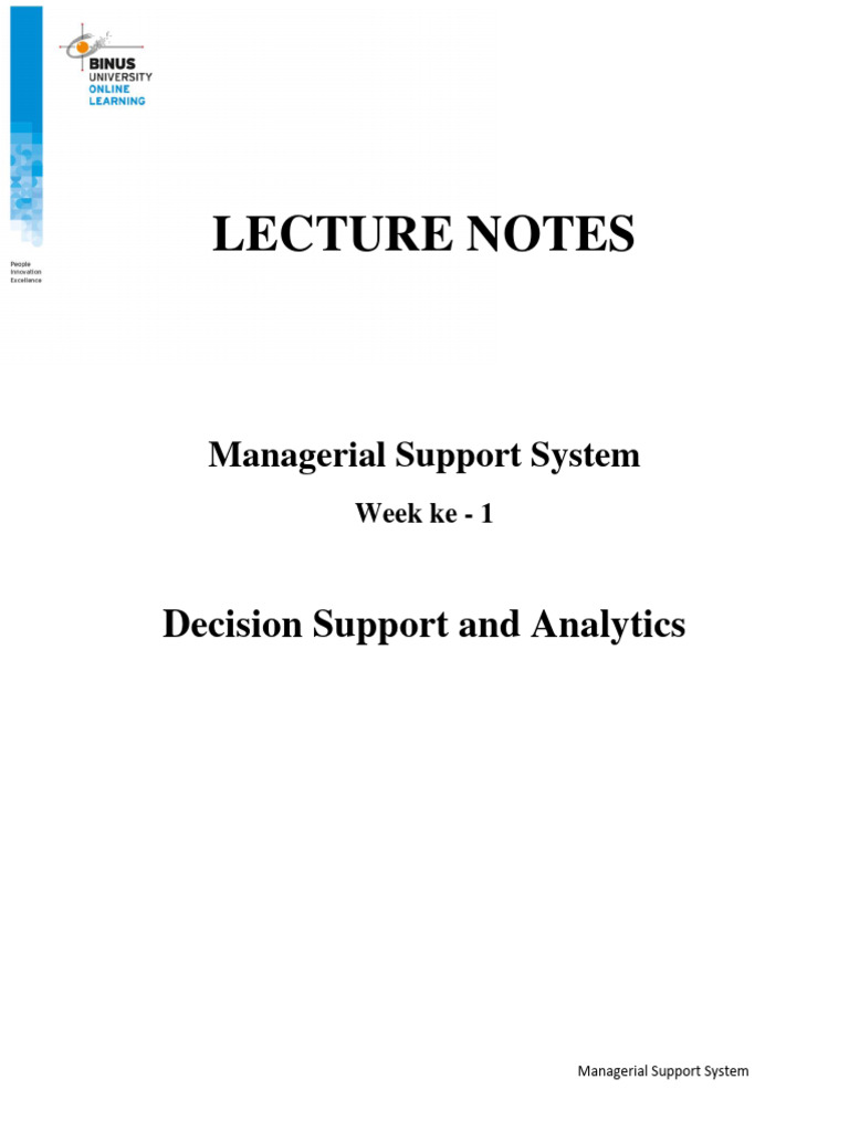 Lecturer Notes - 01 R0 Rev1 | PDF