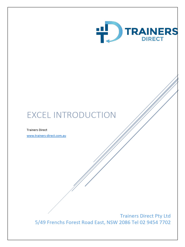 Excel Module 1 VILT | Download Free PDF | Microsoft Excel | Computer ...