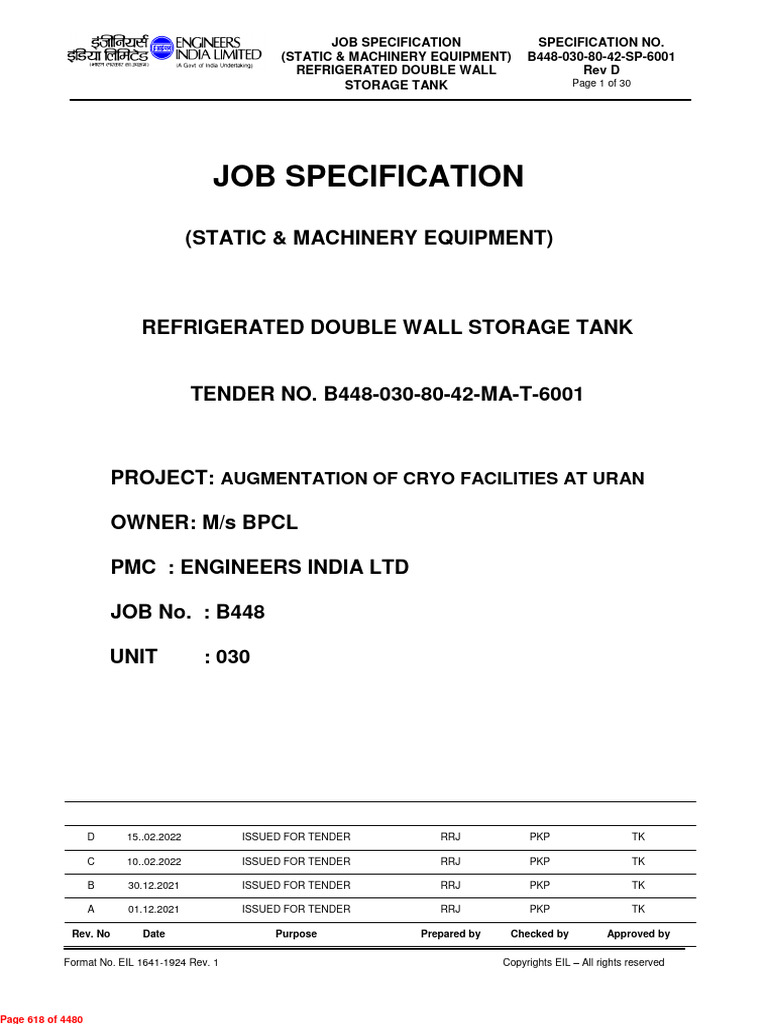 Double Wall Storage Tank1 | PDF | Specification (Technical Standard) | Pump
