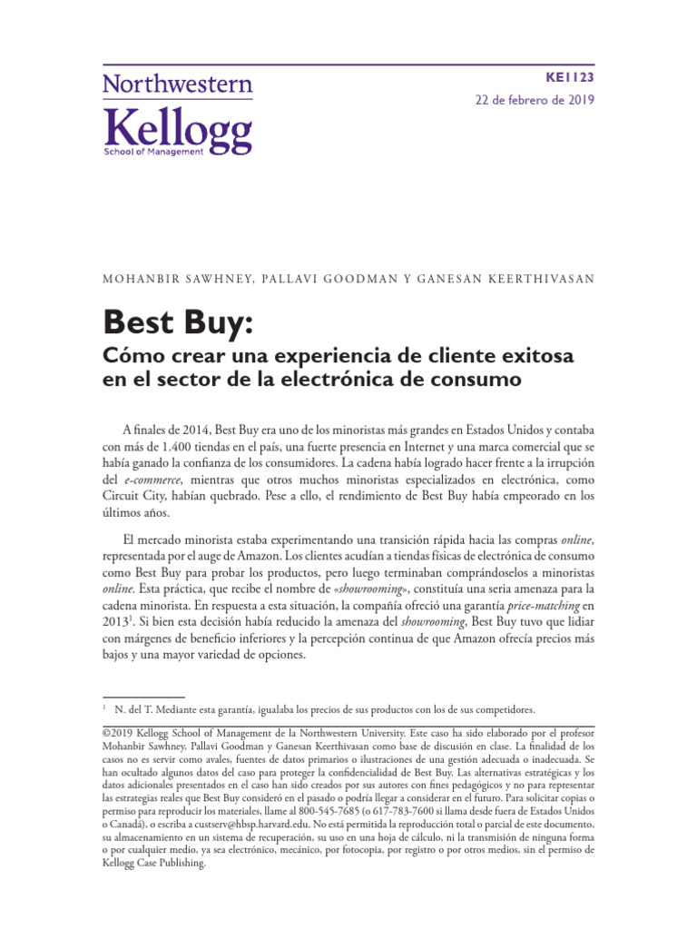 Best Buy | PDF | Comercio electrónico | Al por menor