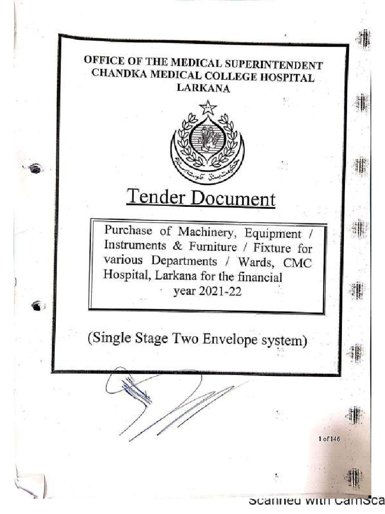 Tender Documents | PDF