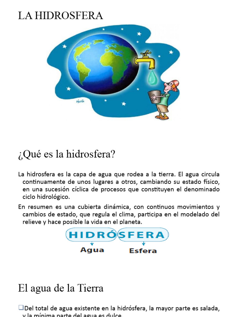 El Agua de La Tierra | PDF | Agua | El ciclo del agua