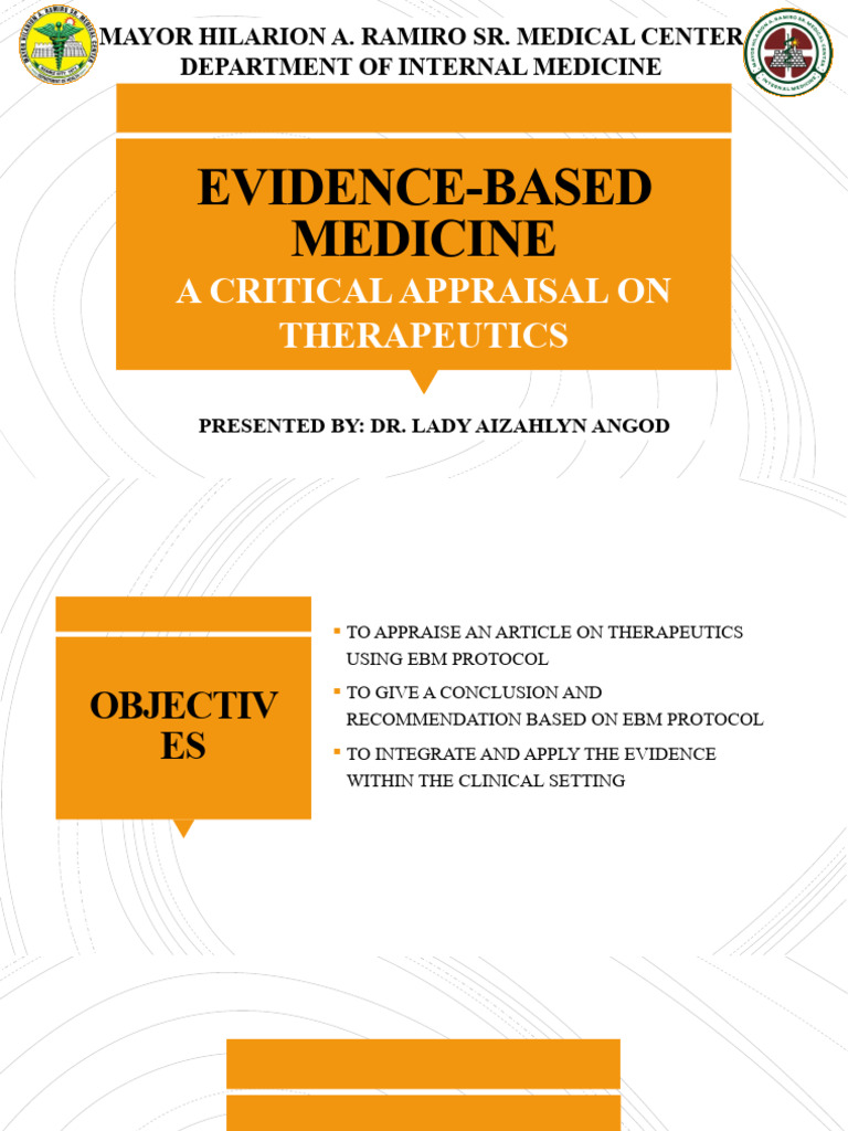 Critical Appraisal Therapeutics | PDF | Probiotic | Randomized Controlled Trial