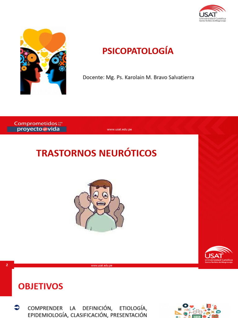 Trastornos Neuróticos: Definición y Tipos | PDF | Trastorno mental | Fobia