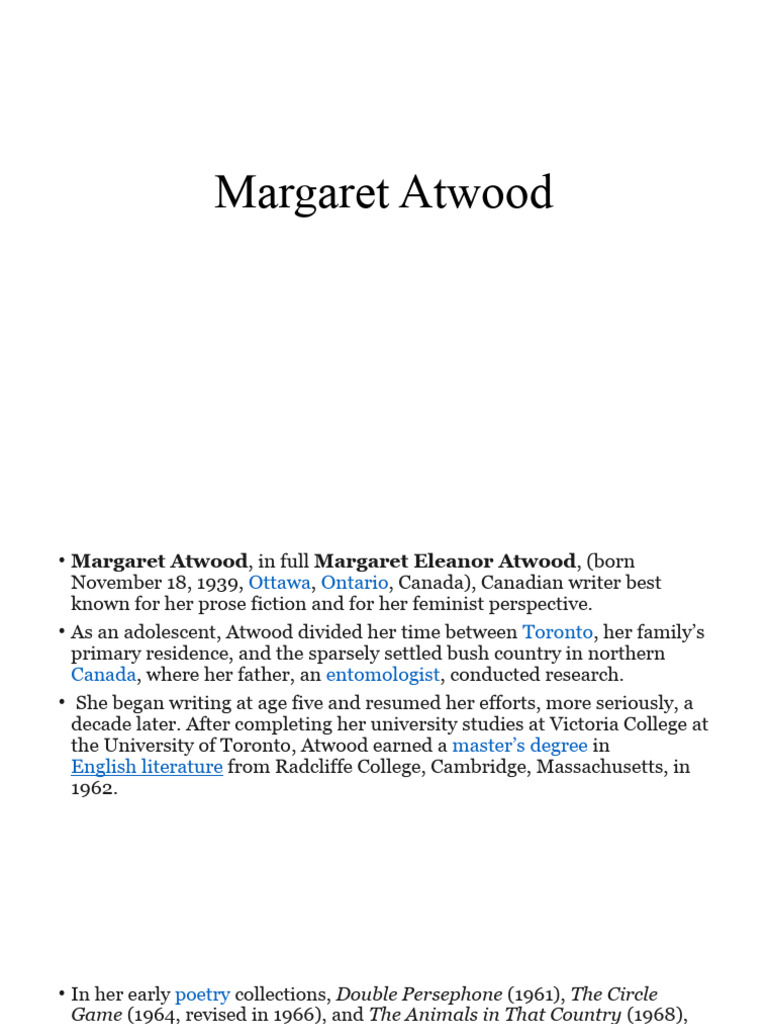 Margaret Atwood | PDF
