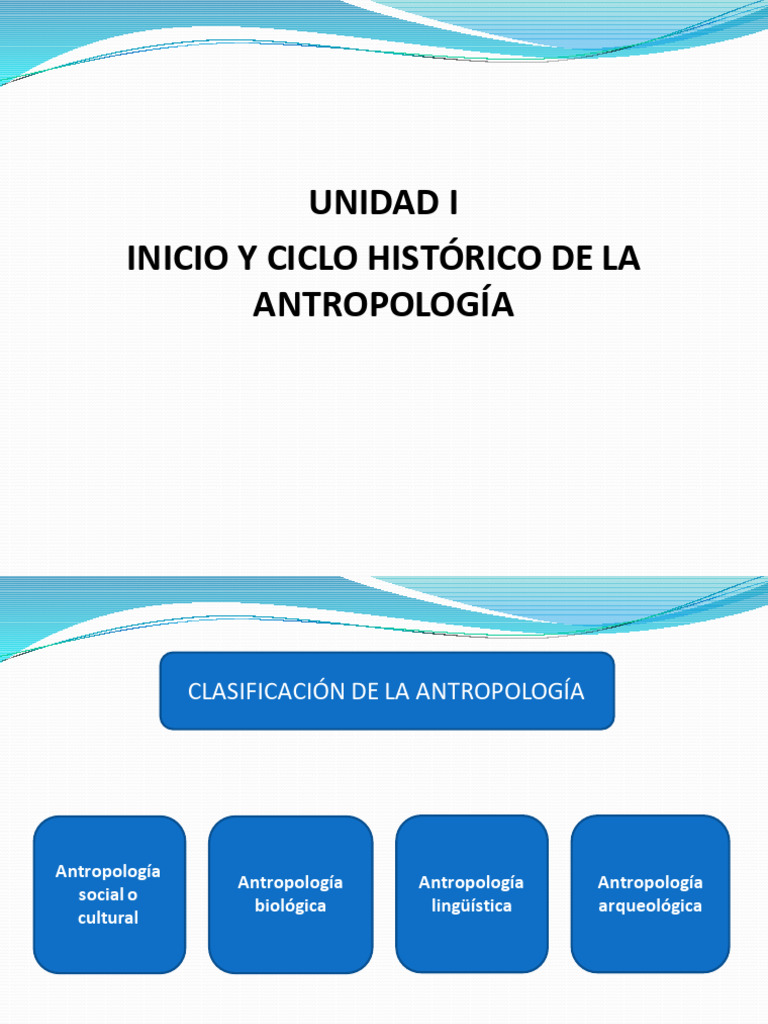 Clasificación y Conexiones de la Antropología | PDF | Antropología ...