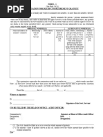 Gratuity Claim Form I PDF | PDF