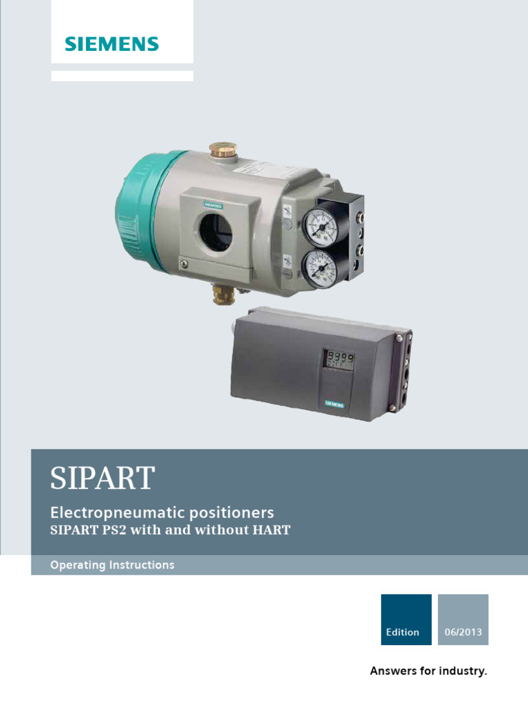 Siemens - SIPART PS2 | PDF | Actuator | Parameter (Computer Programming)