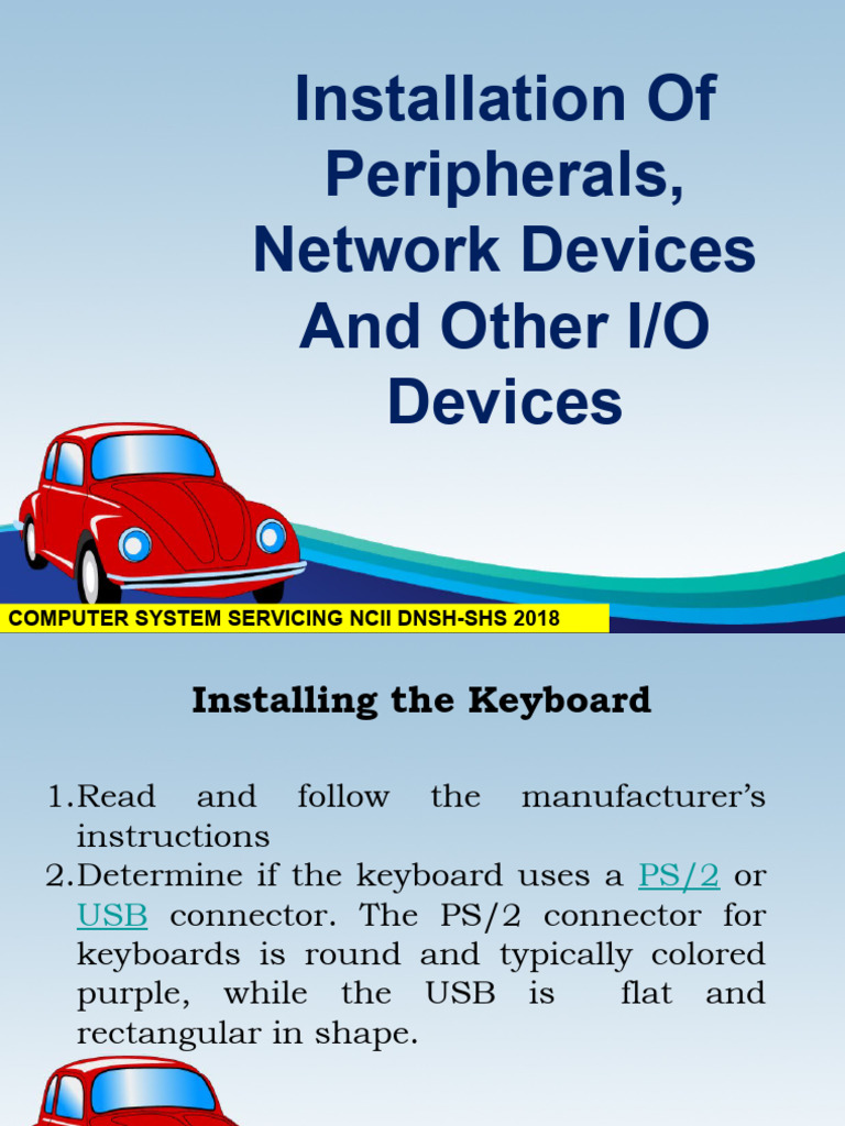 Module 4 Sheet 3.5 Installation of Peripherals Network Devices and ...