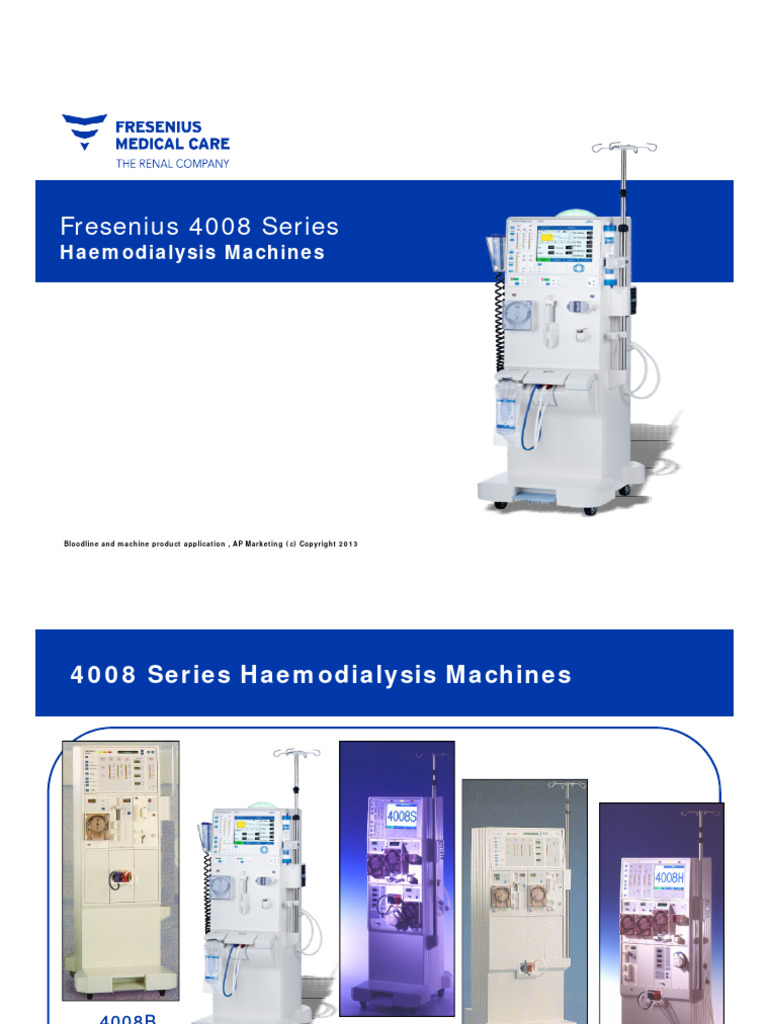 Fresenius 4008 Series Machines | PDF | Hemodialysis | Blood