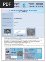 PAN Card Format and Sample PDF Guide | PDF