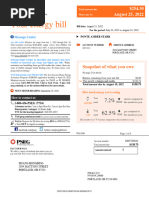 PSEG Sample Electric Bill | PDF | Cheque | Watt