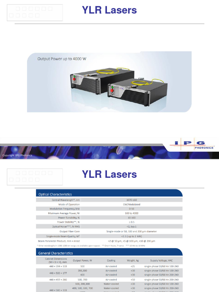 Laser Types Chiller Connections and Control Interfaces | PDF ...