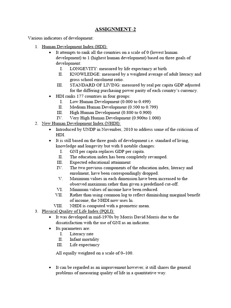 Assignment-2 (FGD) | PDF | Human Development Index | Economies Assignment-2 (FGD) | PDF | Human Development Index | Economies