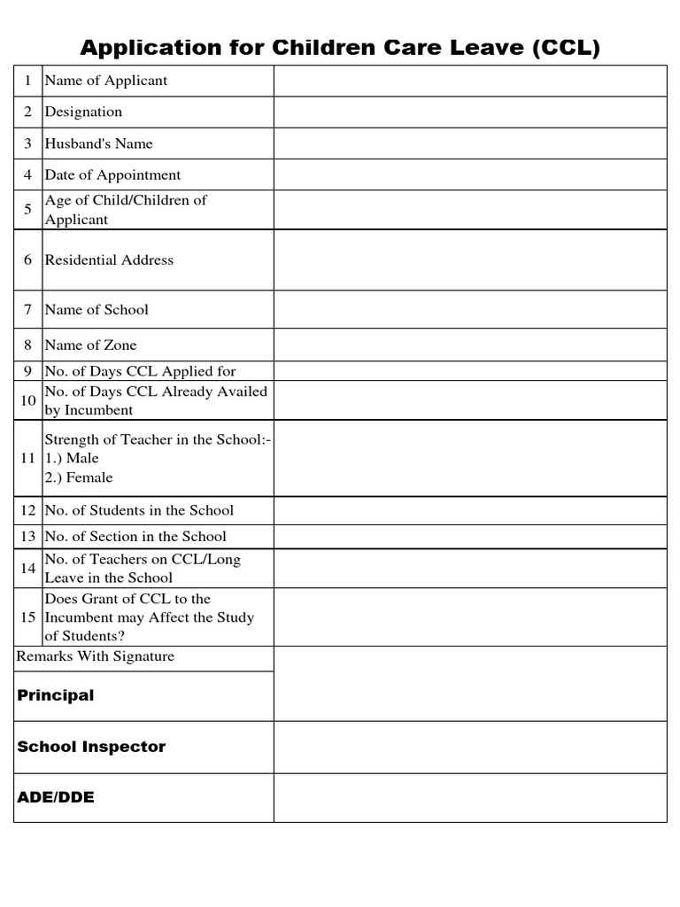 Form - CCL Form PDF | PDF | Career & Growth | Law