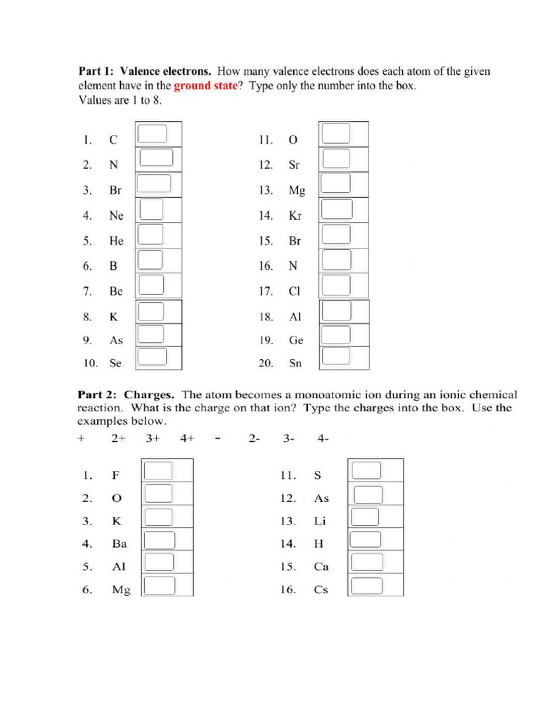 Ionic Charge Pdf