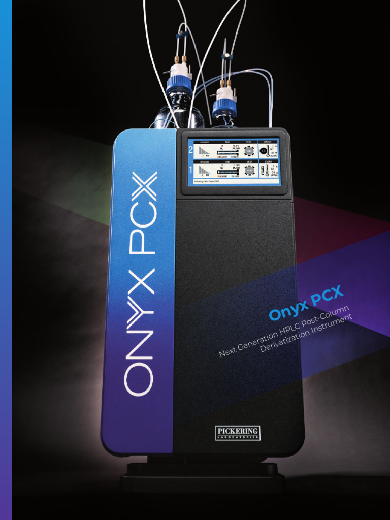 Pickering Laboratories OnyxPCX Brochure | PDF | Valve | Pump