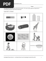 CAMBRIDGE PRIMARY SCIENCE 3 - Unit4 Staying Alive - 4.1 Human Body ...