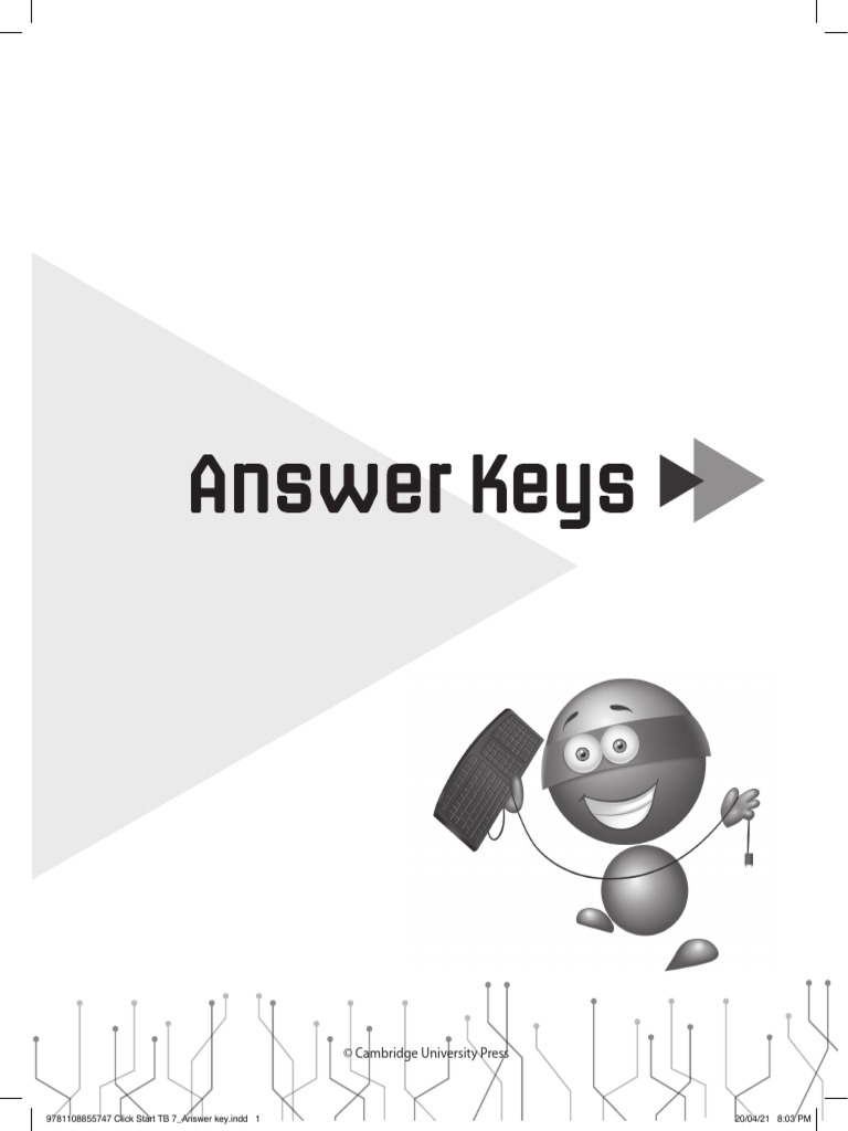 Y8 Answer Key ICT Click Start | Download Free PDF | Html Element ...