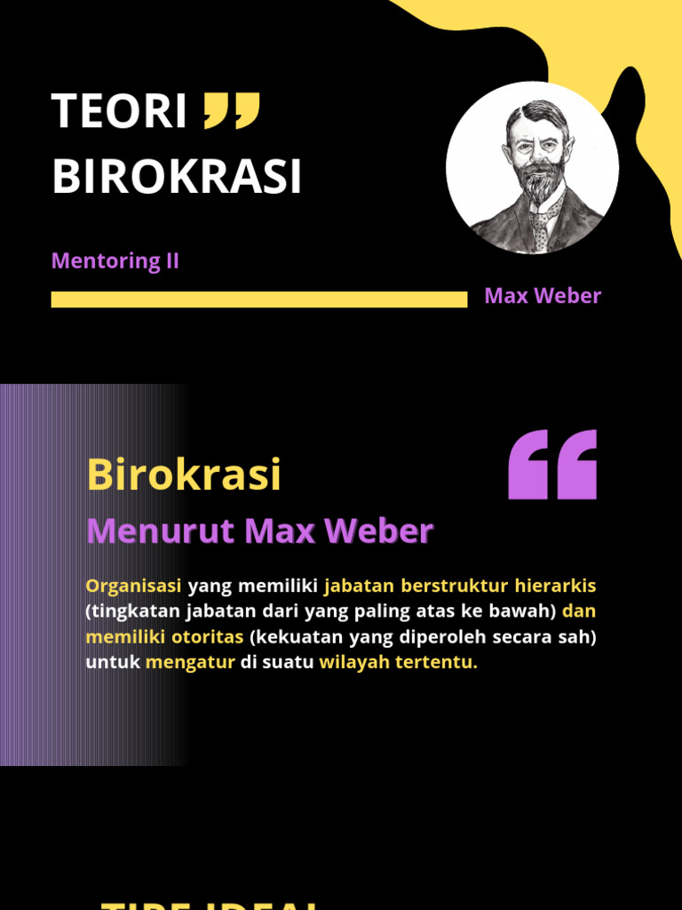 Teori Birokrasi | PDF
