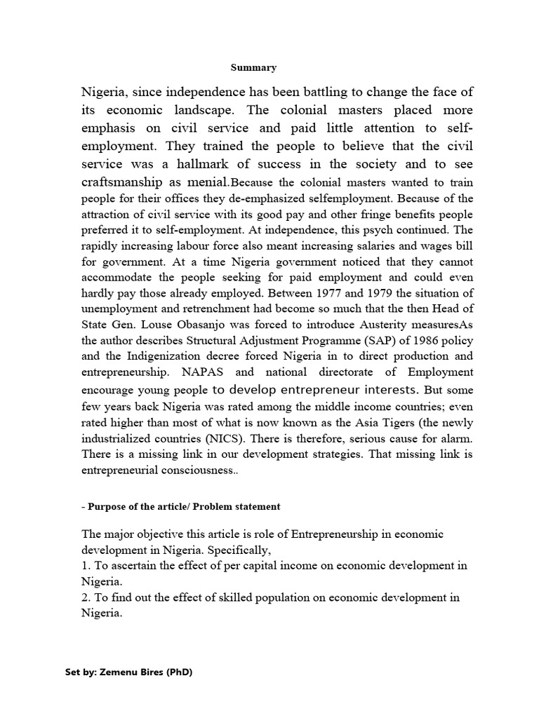 Article Review Guideline | PDF | Survey Methodology | Entrepreneurship Article Review Guideline | PDF | Survey Methodology | Entrepreneurship