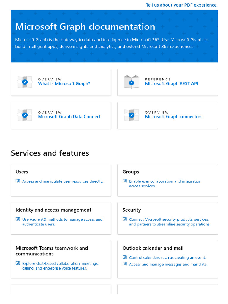 Graph | PDF | Microsoft Outlook | Microsoft Azure