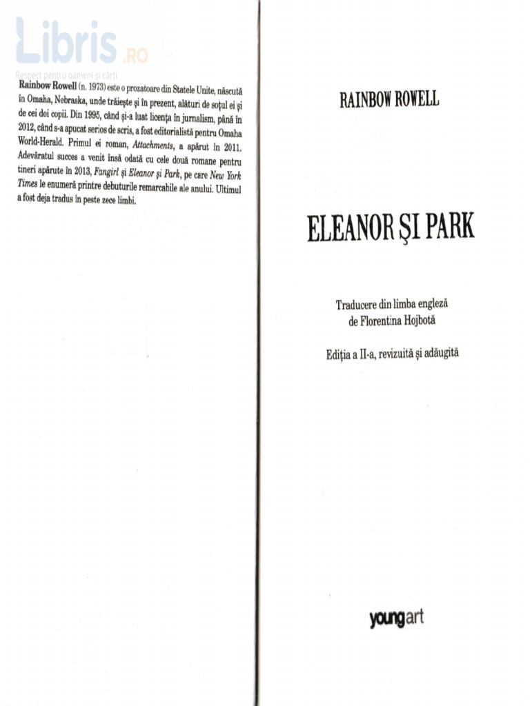 Eleanor Si Park - Rainbow Rowell | PDF